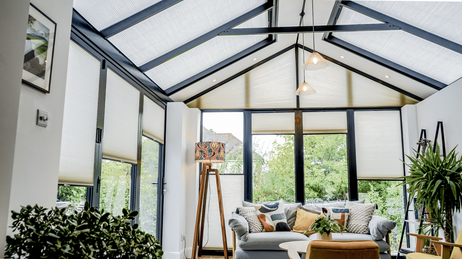 Bespoke Gable End Blinds & Triangular Apex Window Shades