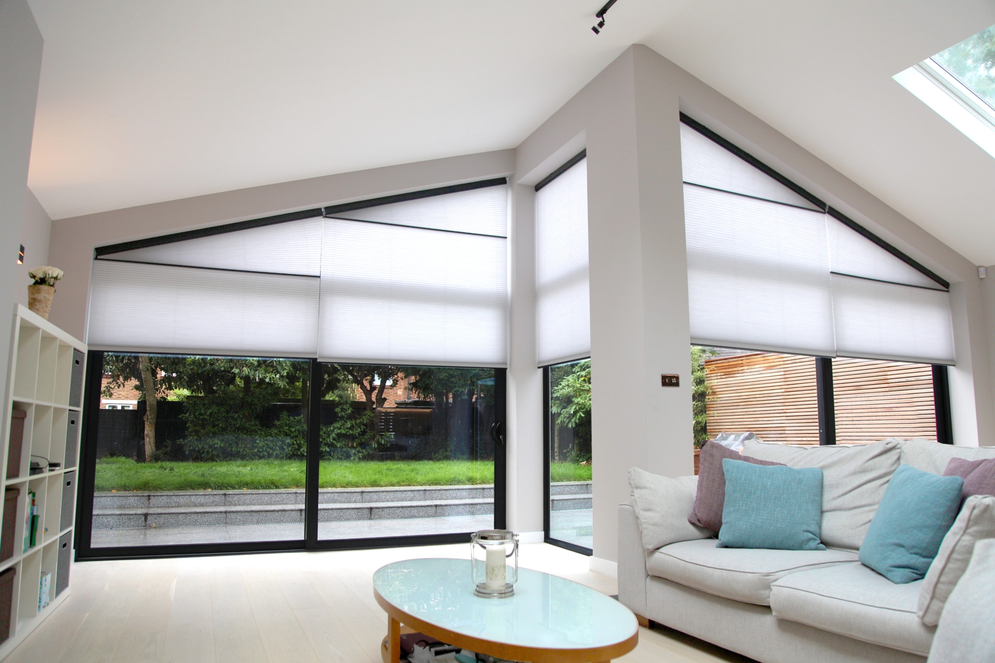 Bespoke Gable End Blinds & Triangular Apex Window Shades