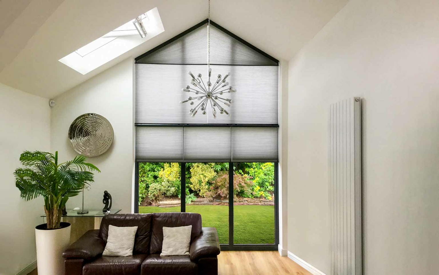 Bespoke Gable End Blinds & Triangular Apex Window Shades