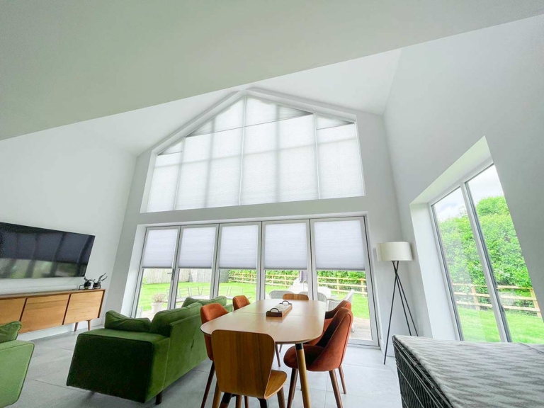 Bespoke Gable End Blinds & Triangular Apex Window Shades