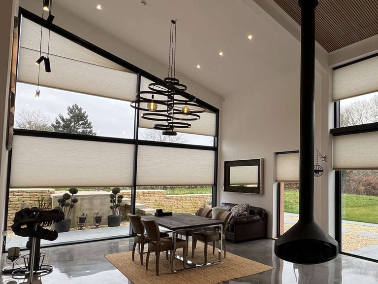 Bespoke Gable End Blinds & Triangular Apex Window Shades