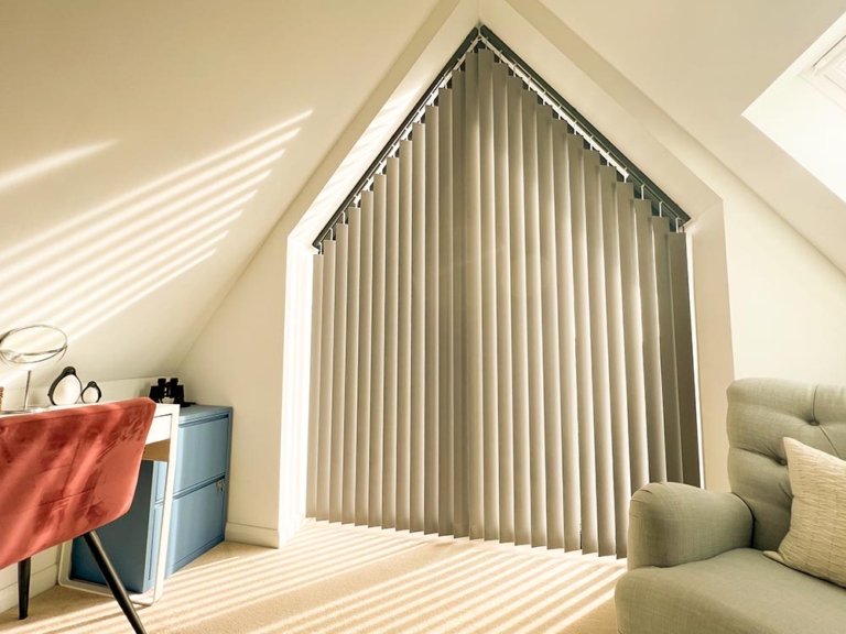 Bespoke Gable End Blinds & Triangular Apex Window Shades